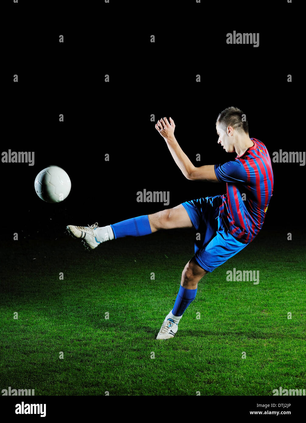 football player in action Stock Photo - Alamy