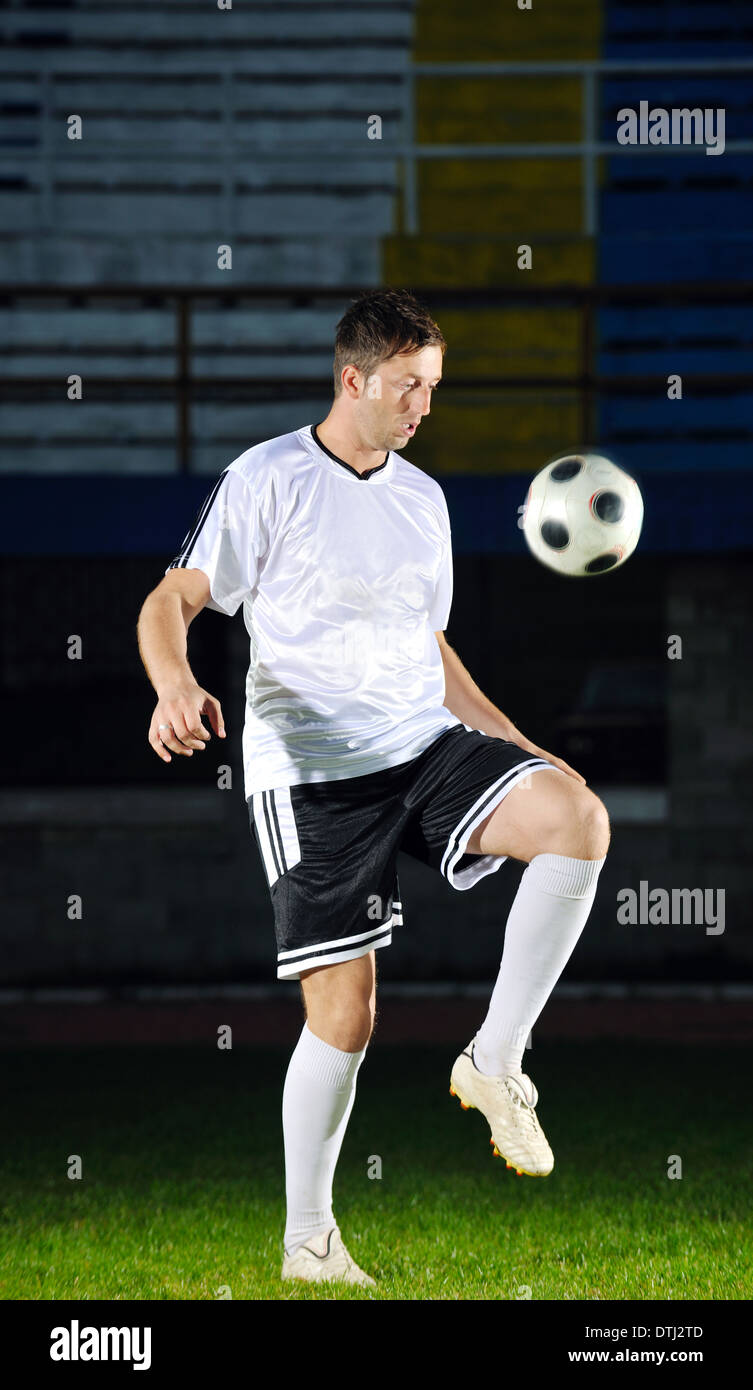 football player in action Stock Photo - Alamy