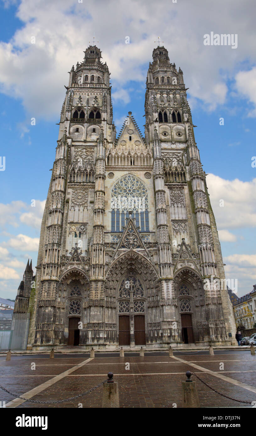 St gatien cathedral tours indre et loire hi-res stock photography and ...