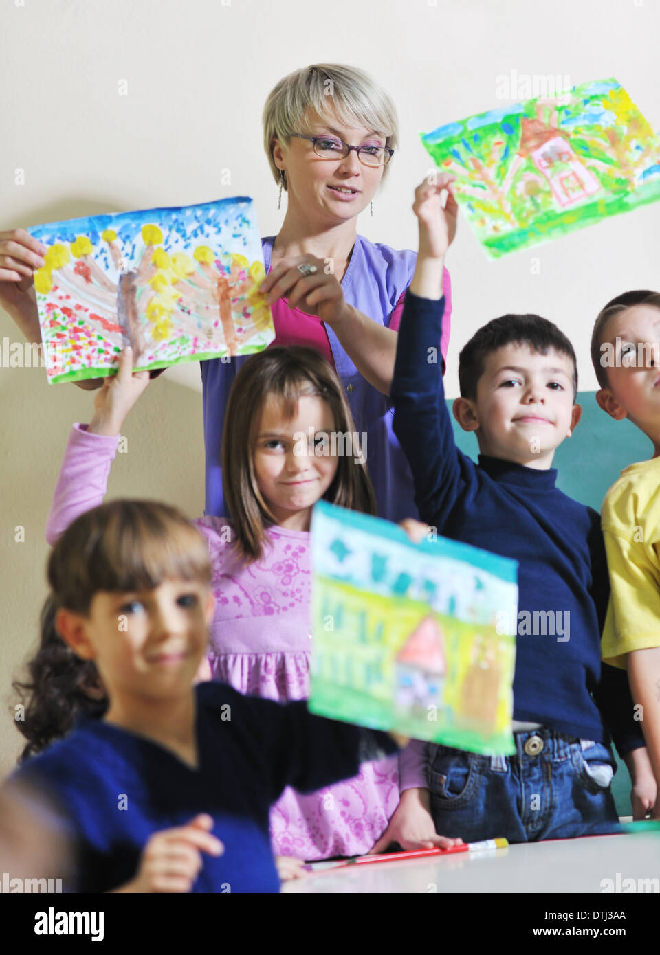 preschool kids Stock Photo - Alamy