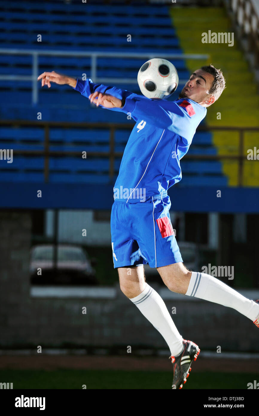 football player in action Stock Photo - Alamy