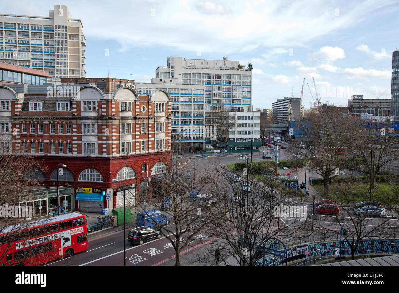 Elephant And Castle Roundabout in SE1 - London UK Stock Photo - Alamy
