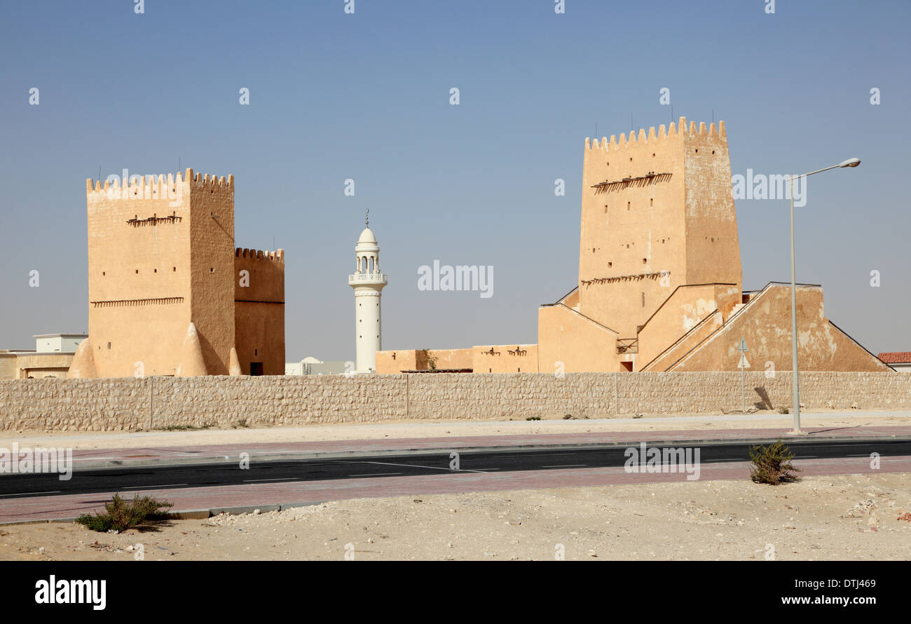 Historic buildings in Doha, Qatar, Middle East Stock Photo - Alamy