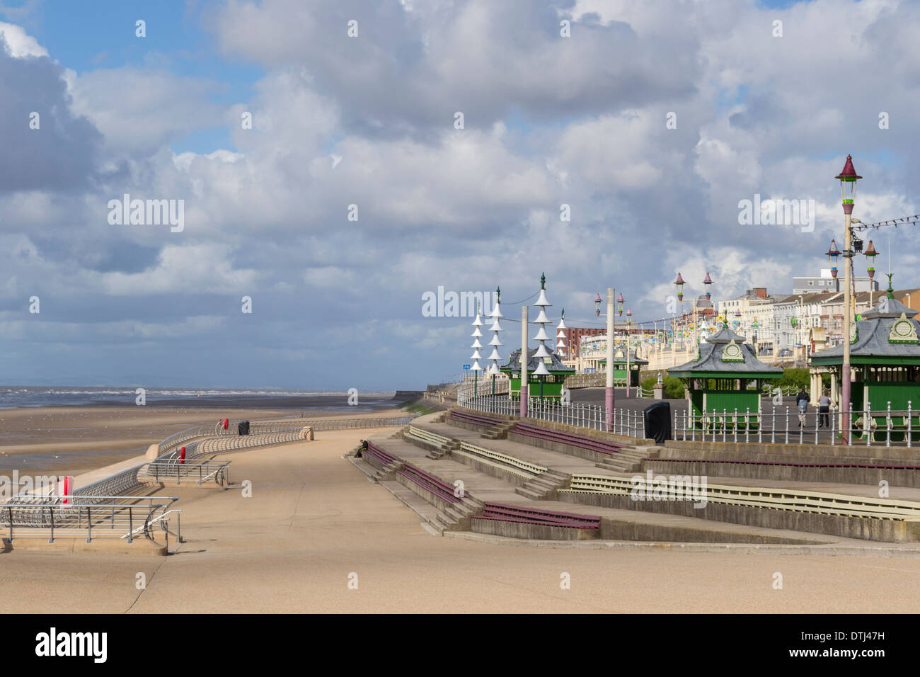 The promenade at central Blackpool Stock Photo - Alamy