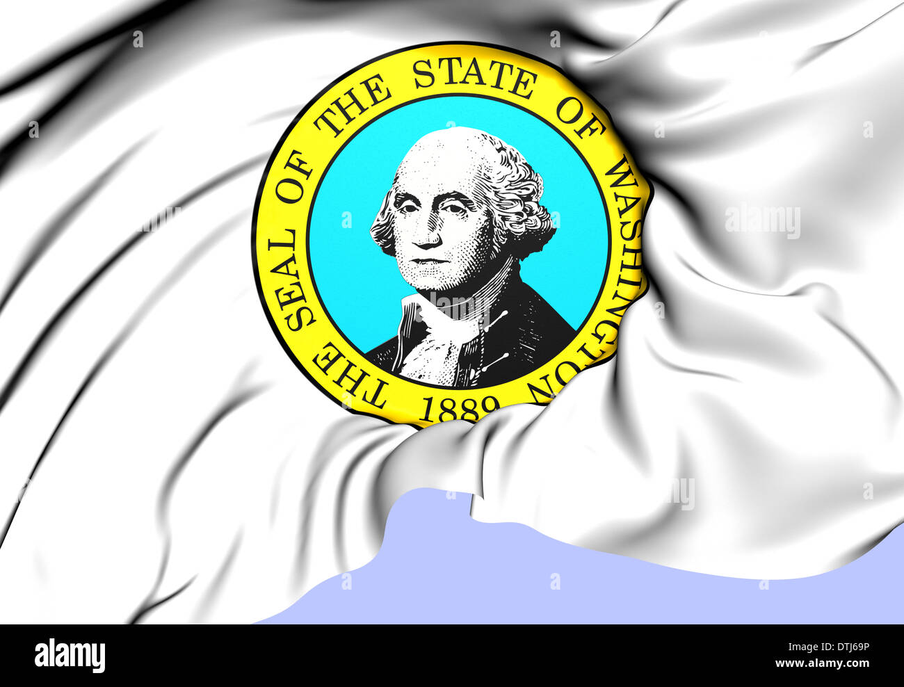State Seal of Washington State. Close Up Stock Photo - Alamy
