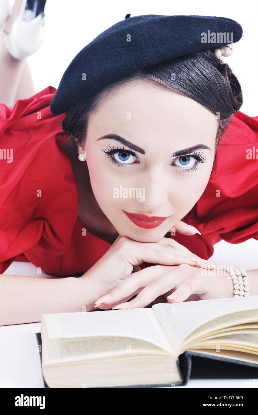Book and hair pin hi-res stock photography and images - Alamy