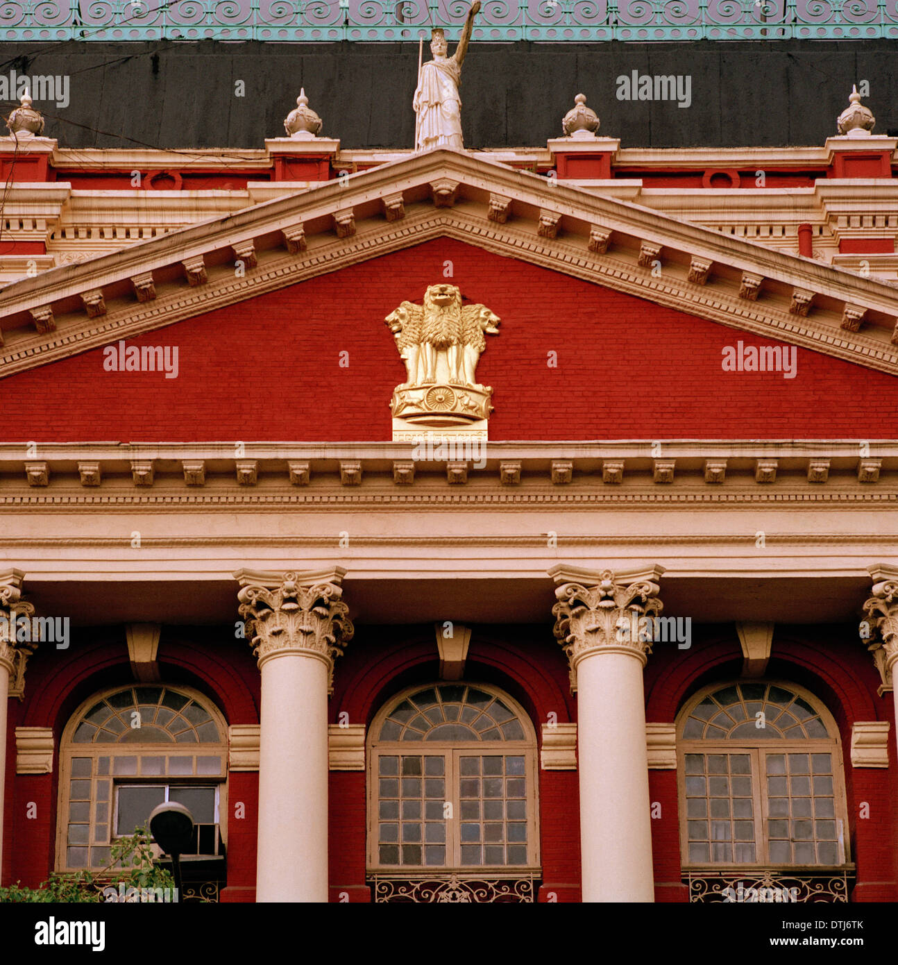 Ashoka symbol on East India Company Writers' Buildings in Dalhousie ...