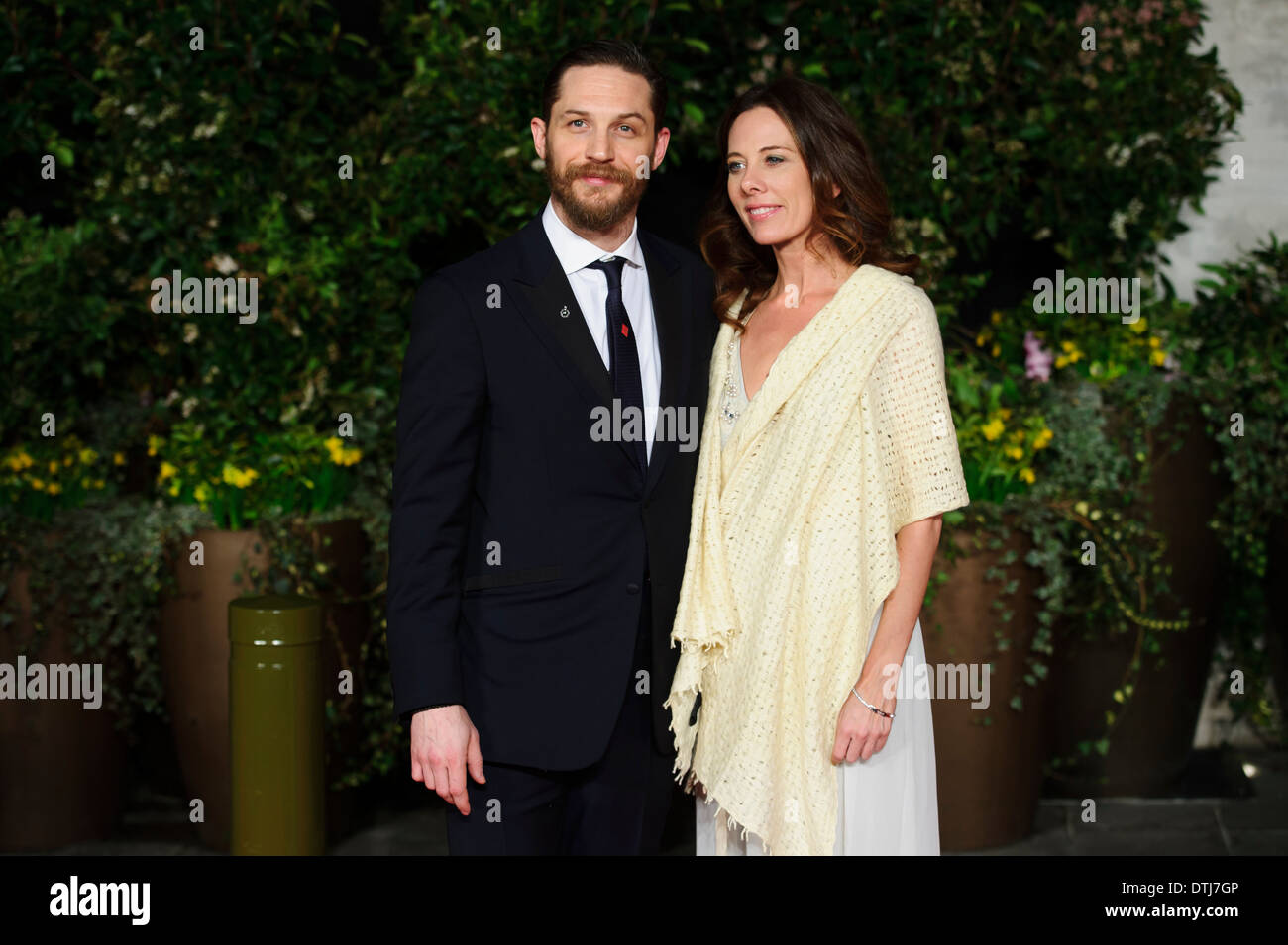 Tom Hardy and Kelly Marcel arrive for the British Academy Film Awards ...