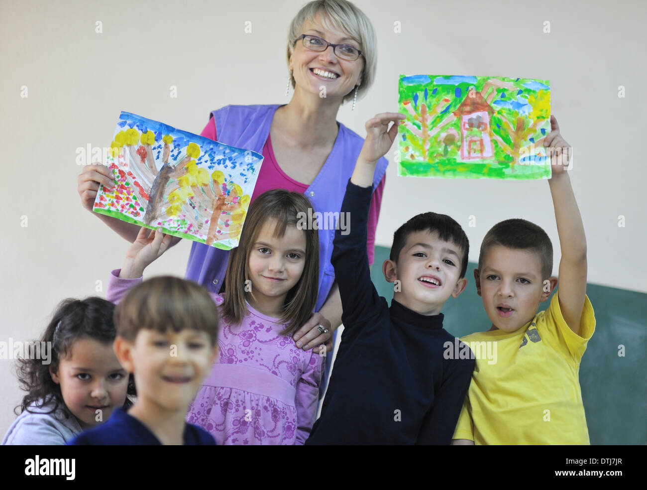 preschool kids Stock Photo - Alamy