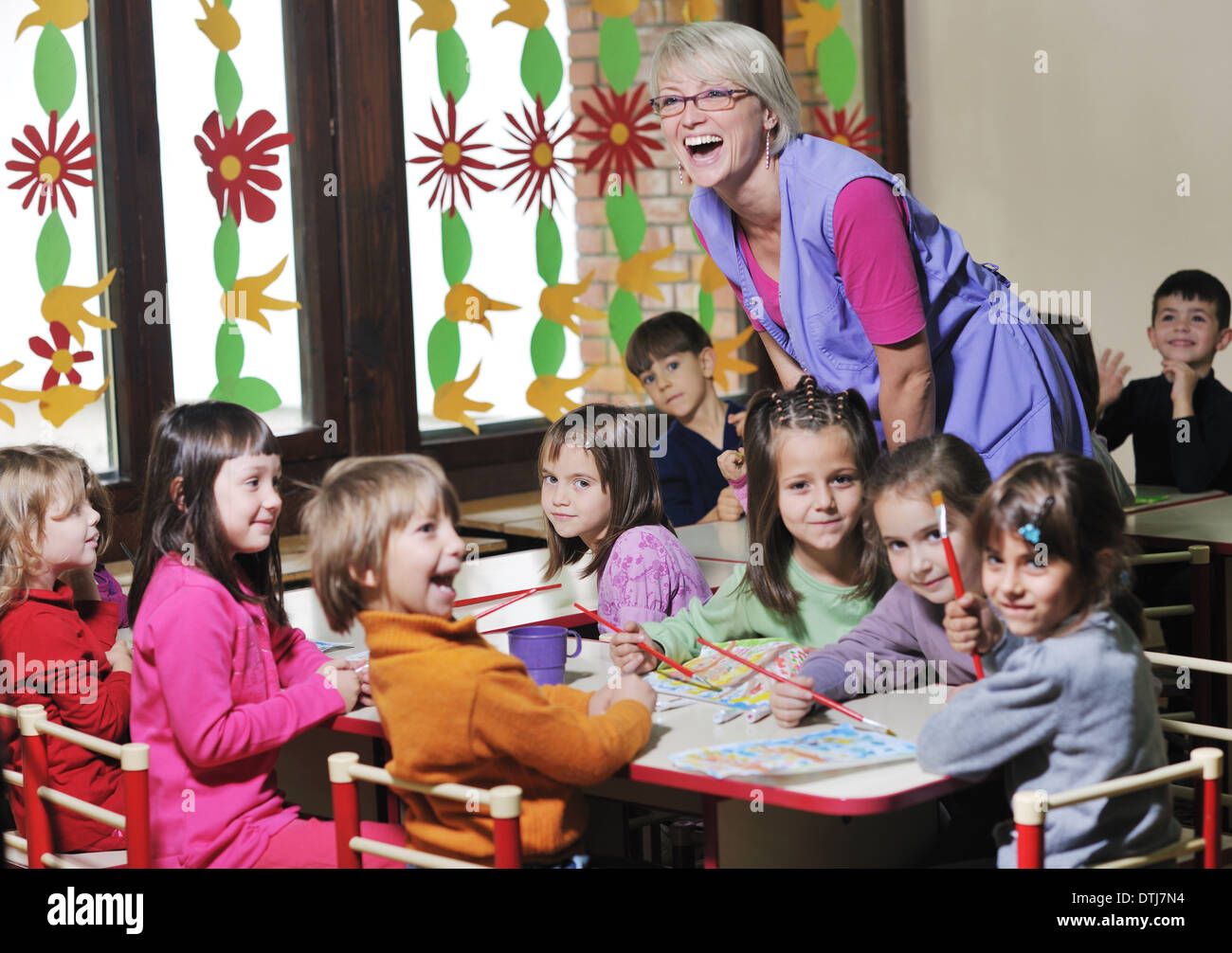 preschool kids Stock Photo - Alamy