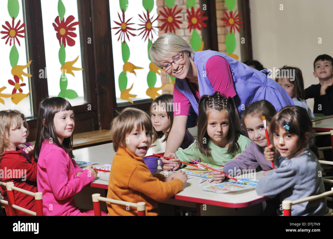 preschool kids Stock Photo - Alamy
