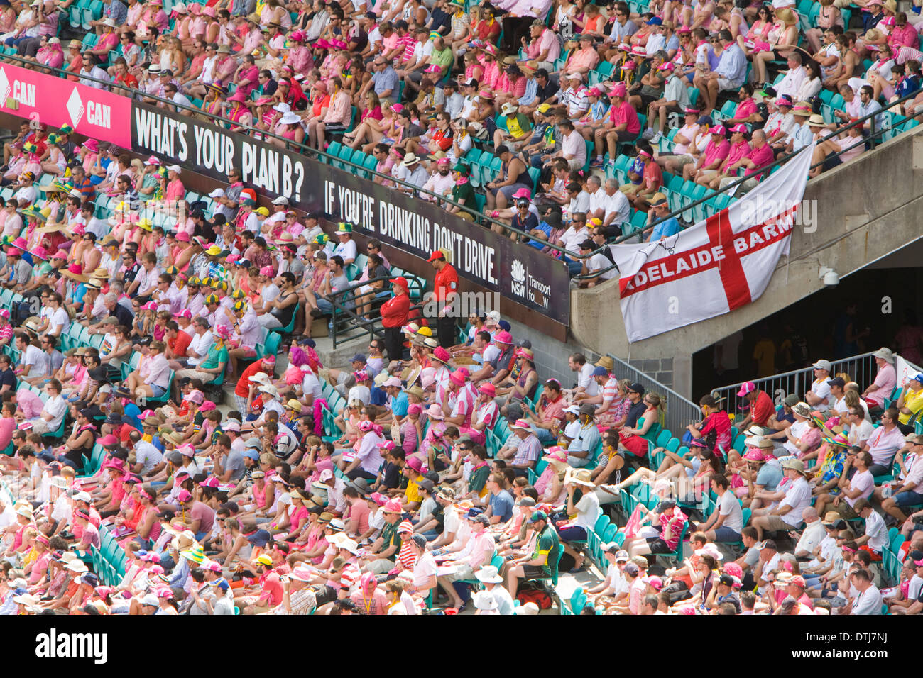 pink day at the sydney cricket ground during the 5th ashes test in ...