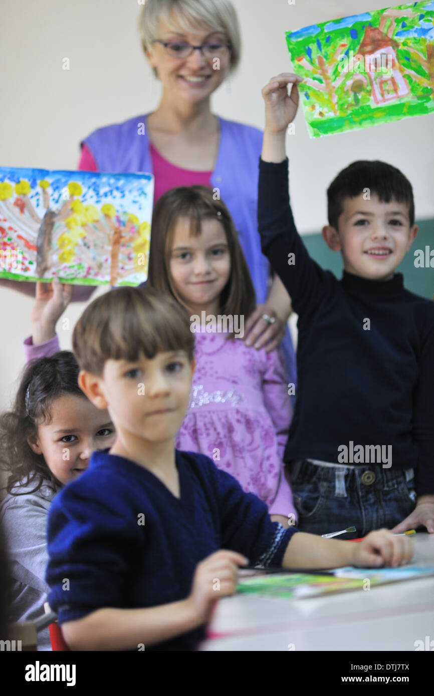 preschool kids Stock Photo - Alamy