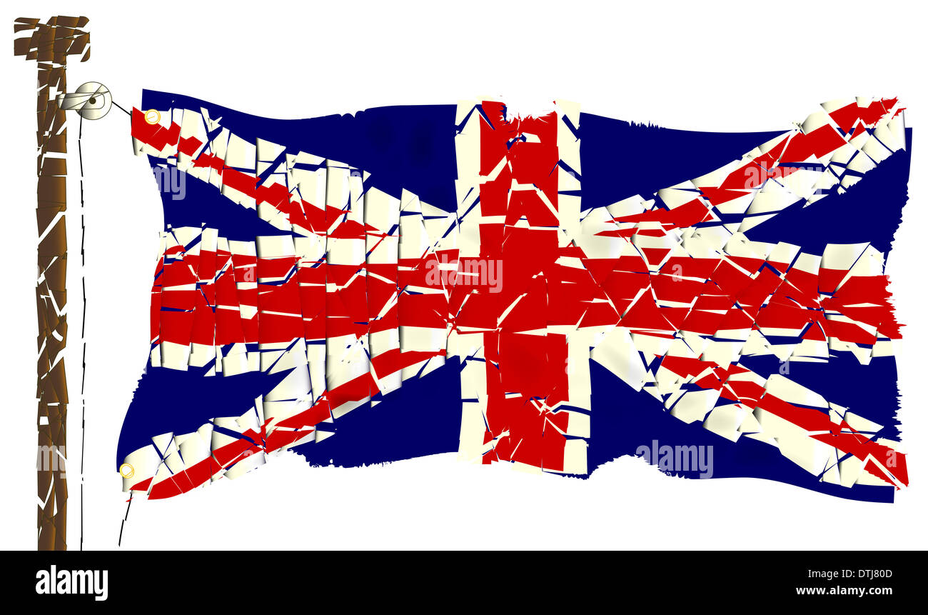 Union Jack Flag Grunge