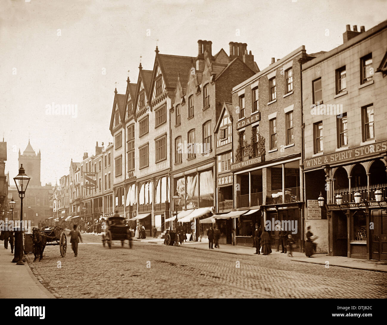 Chester Victorian period Stock Photo - Alamy