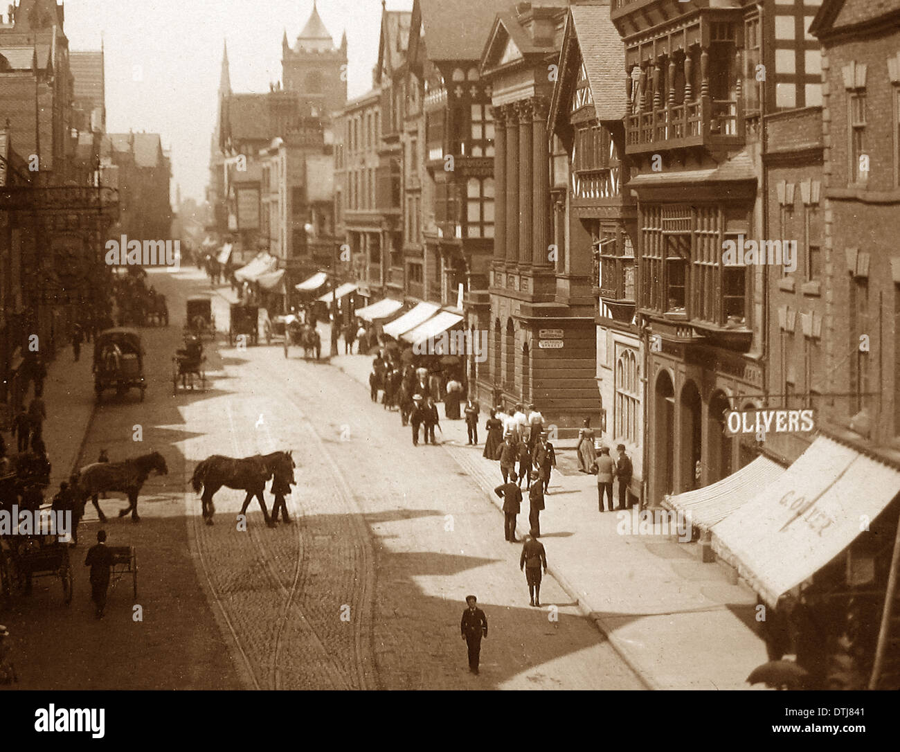 Chester Victorian period Stock Photo - Alamy