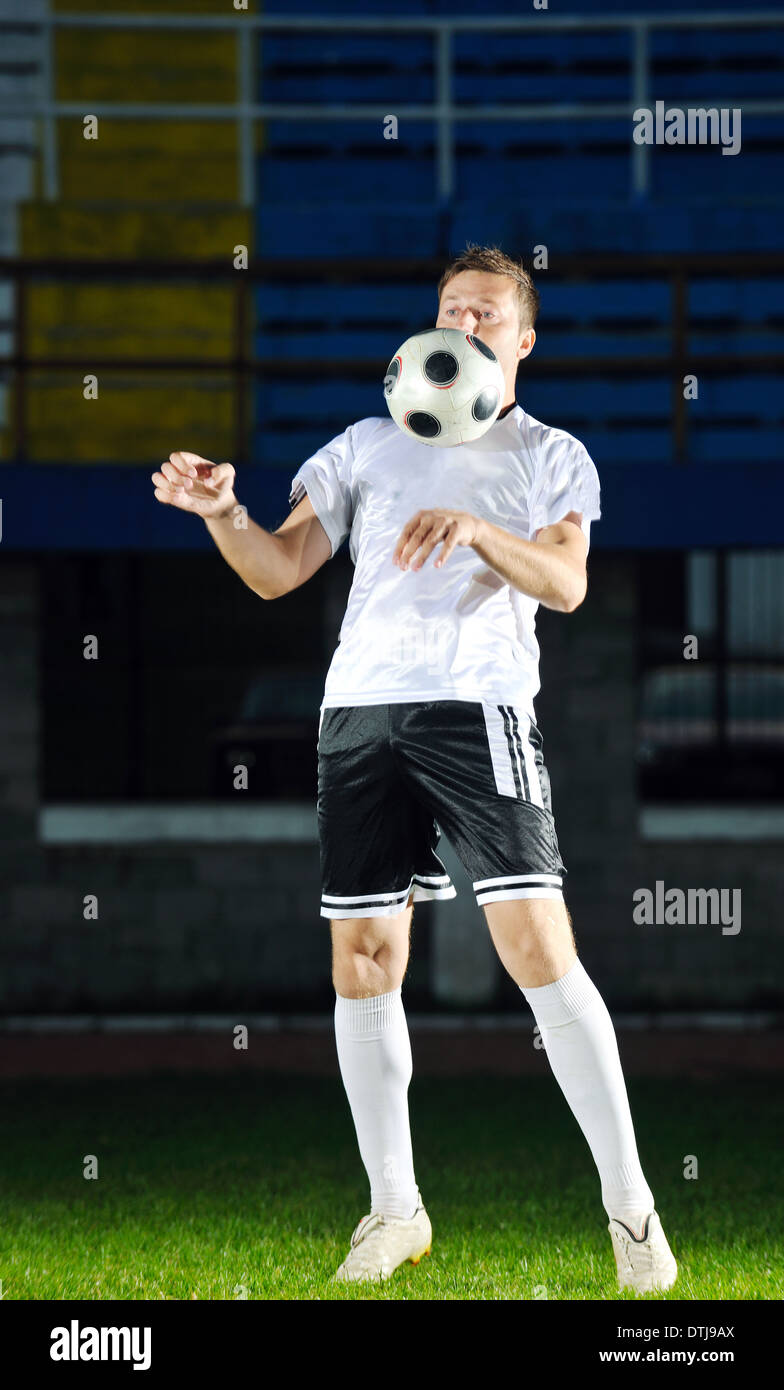 football player in action Stock Photo - Alamy