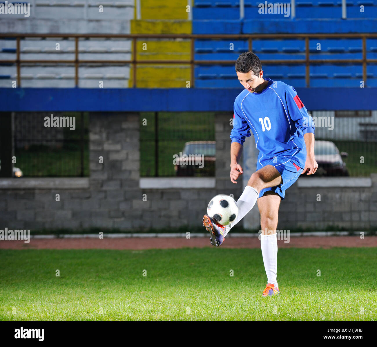 football player in action Stock Photo - Alamy
