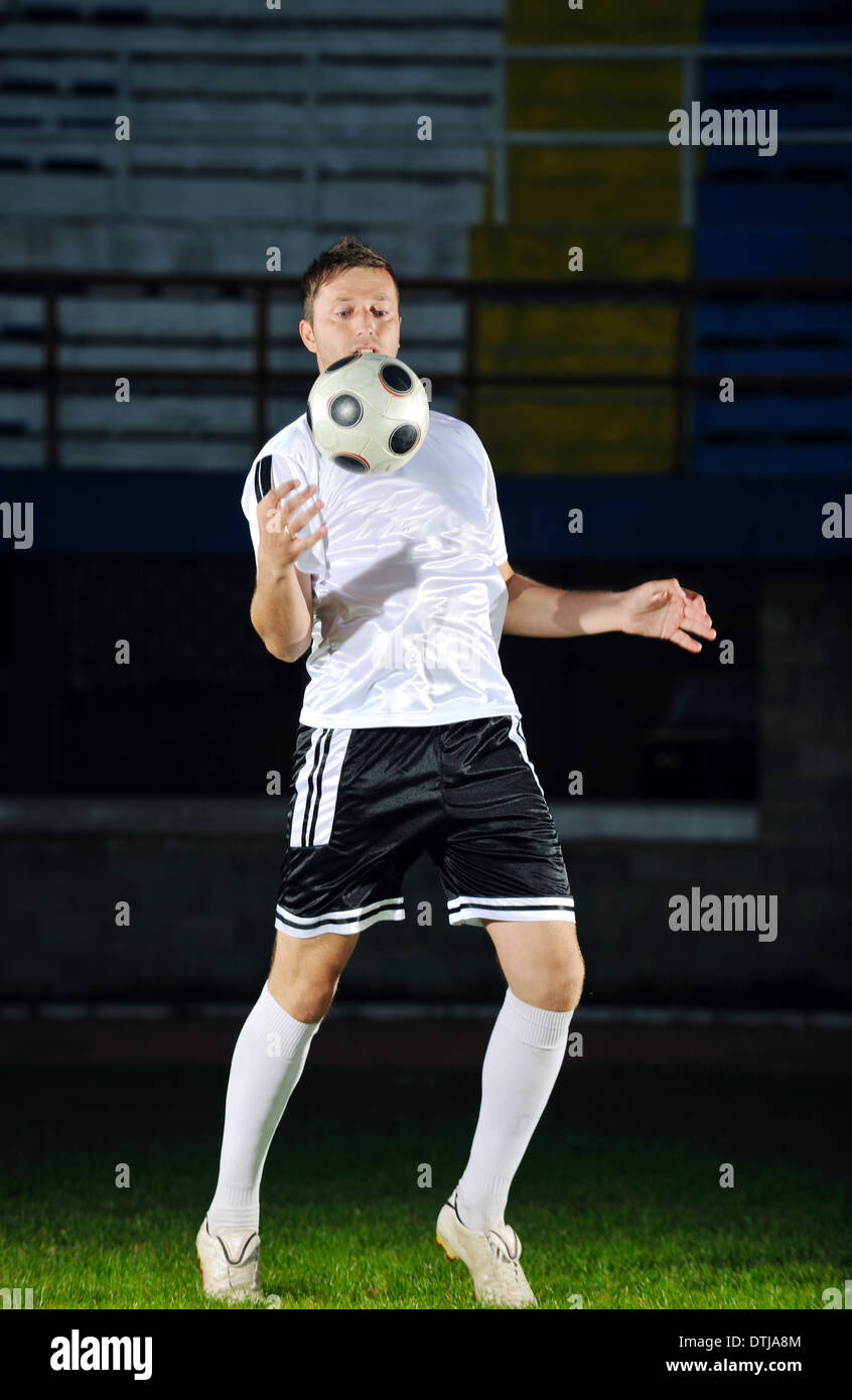 football player in action Stock Photo - Alamy