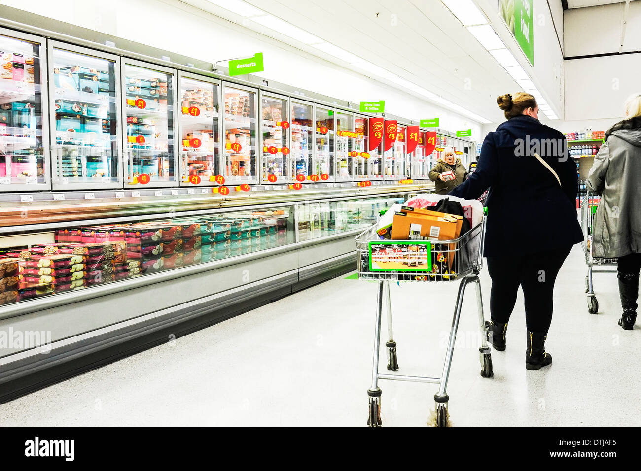Asda store aisle hi-res stock photography and images - Alamy