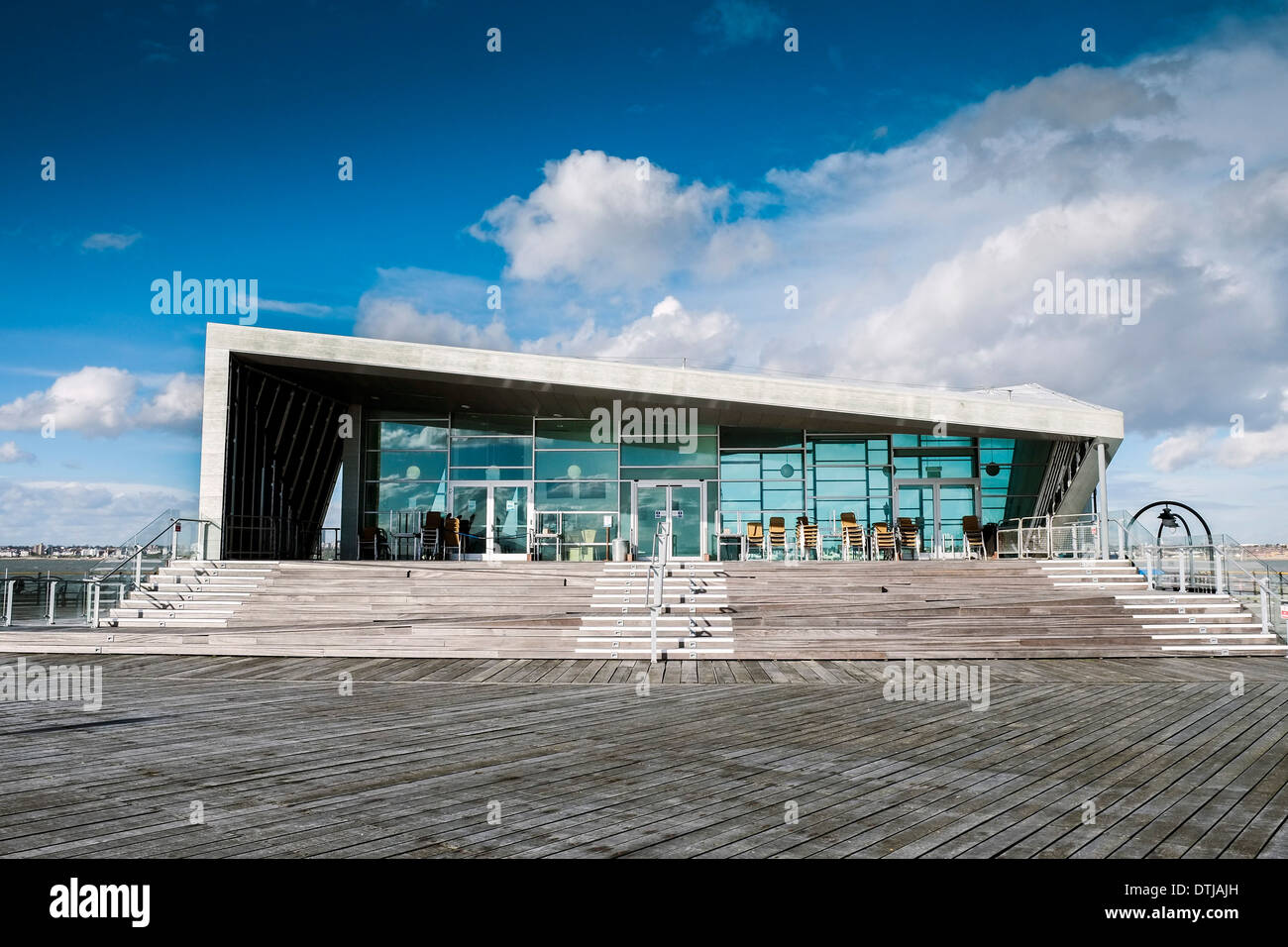 The Royal Pavilion at the end of Southend Pier, Southend, Essex Stock ...