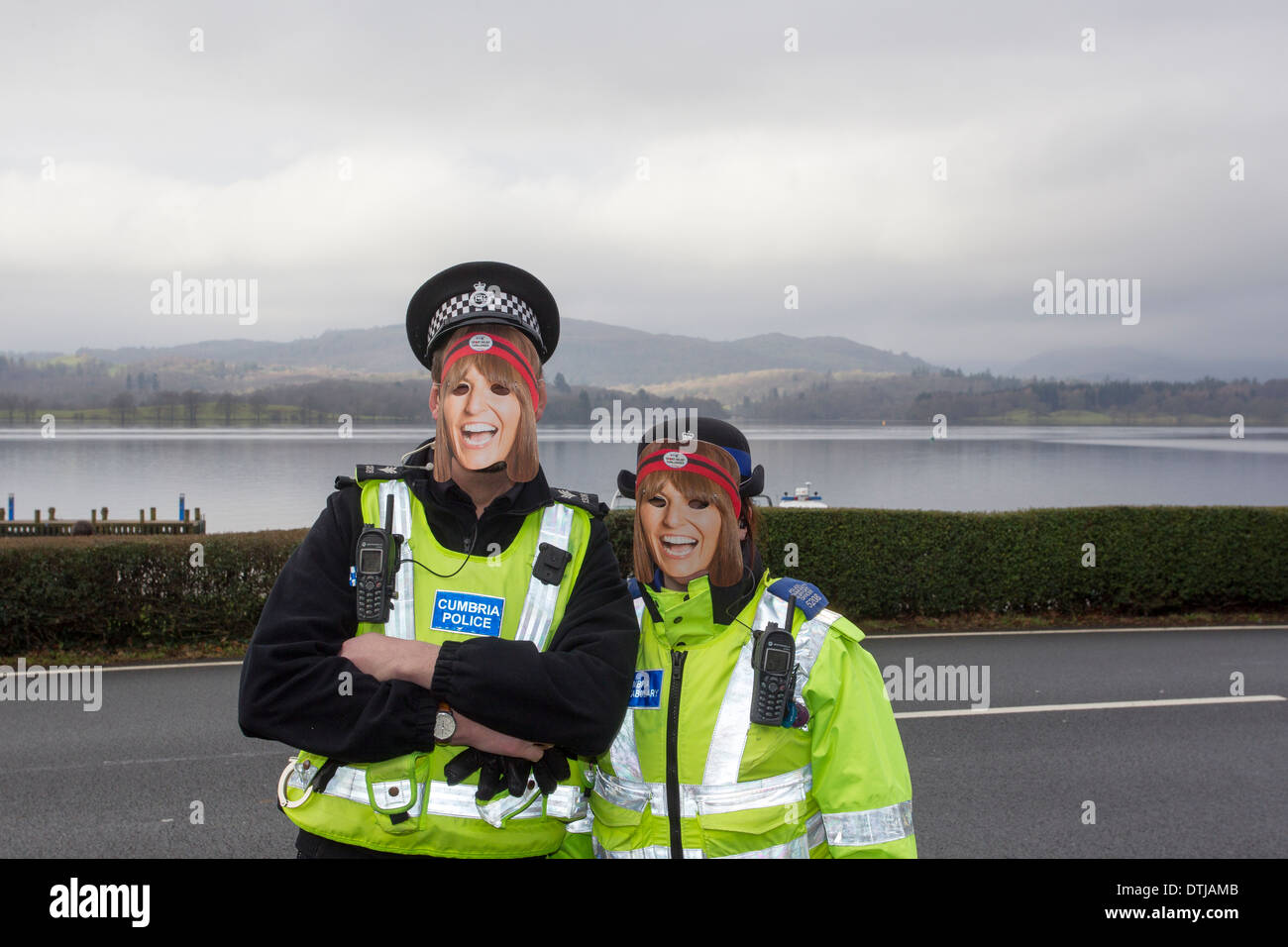 Davina McCall Sport Relief challenge Beyond Breaking Point swimming ...
