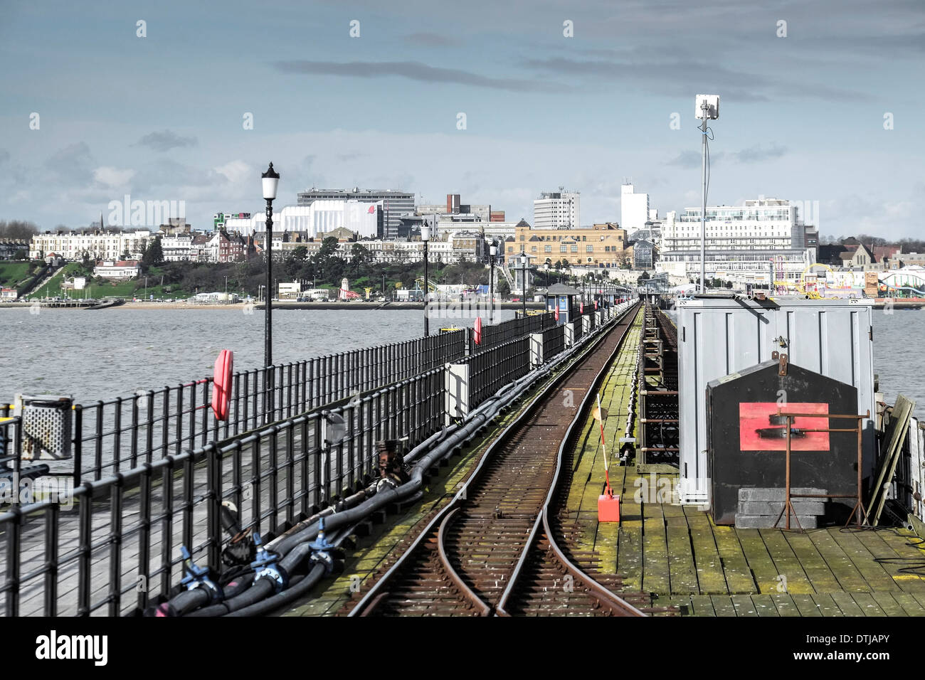 Southend pier railway hi-res stock photography and images - Alamy