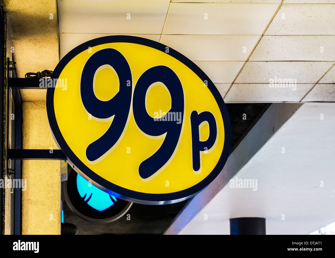A colourful sign outside a shop Stock Photo - Alamy