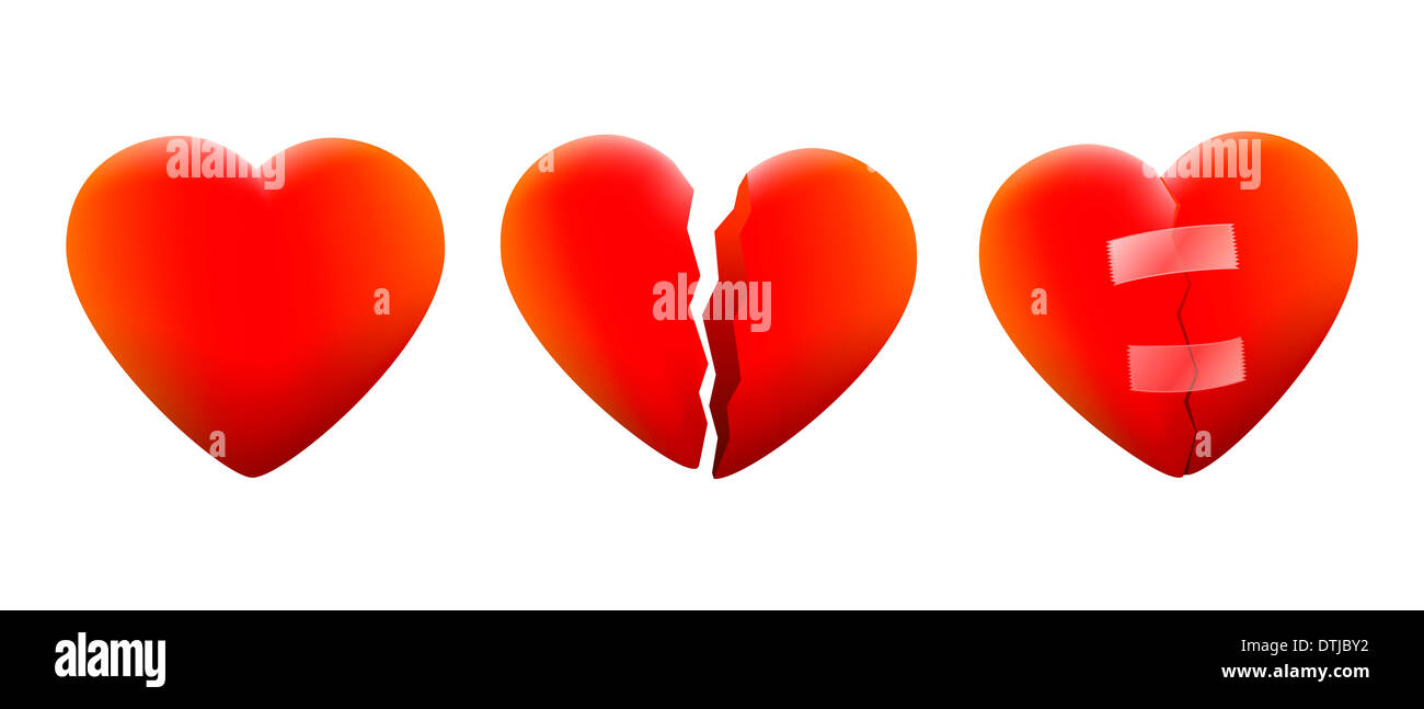 Three hearts, a cheerful heart, a contrite heart and one that is ...