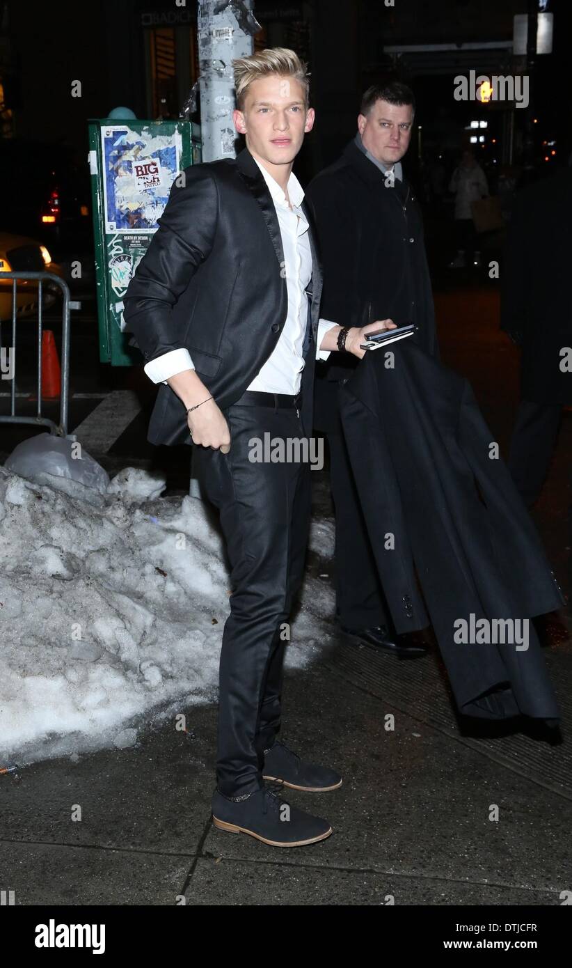 New York, NY, USA. 18th Feb, 2014. Cody Simpson at arrivals for Sports ...