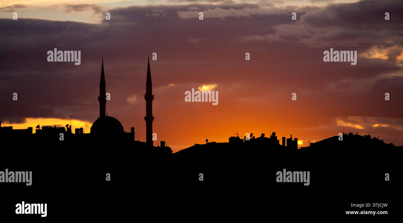 mosque in black Stock Photo - Alamy