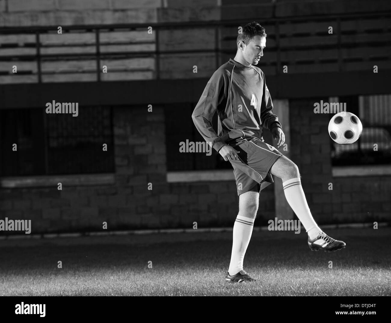 football player in action Stock Photo - Alamy