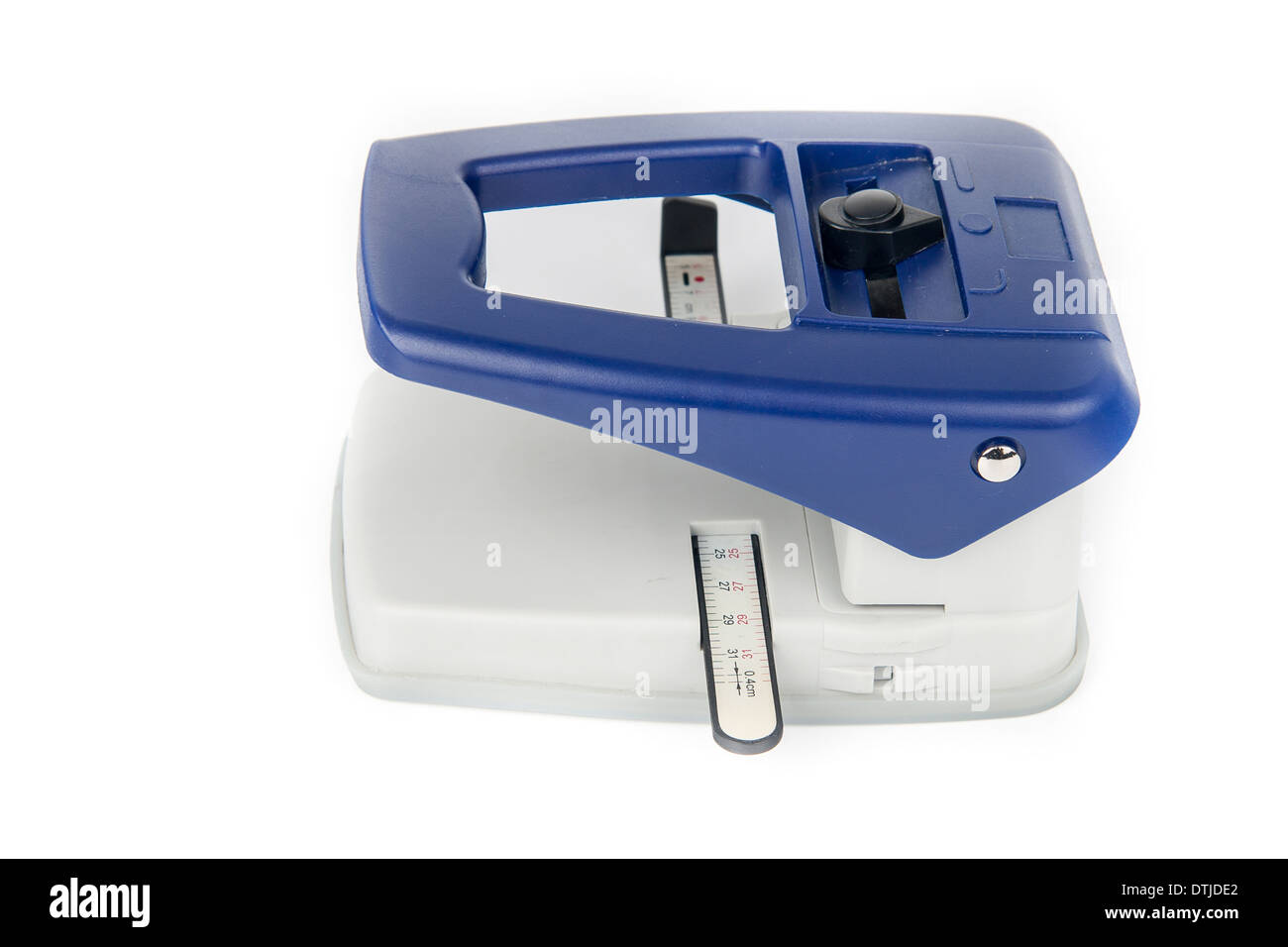 Office Puncher Unit isolated on white background Stock Photo - Alamy