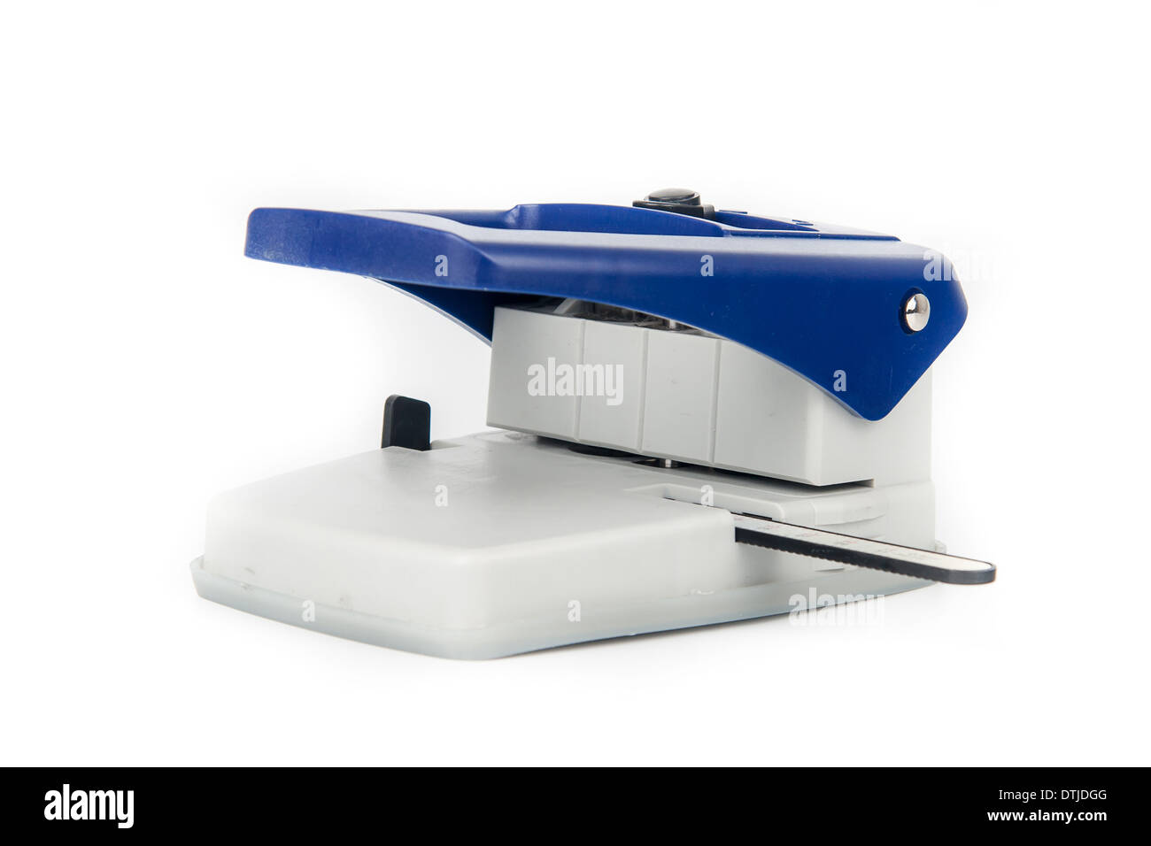 Office Puncher Unit isolated on white background Stock Photo - Alamy