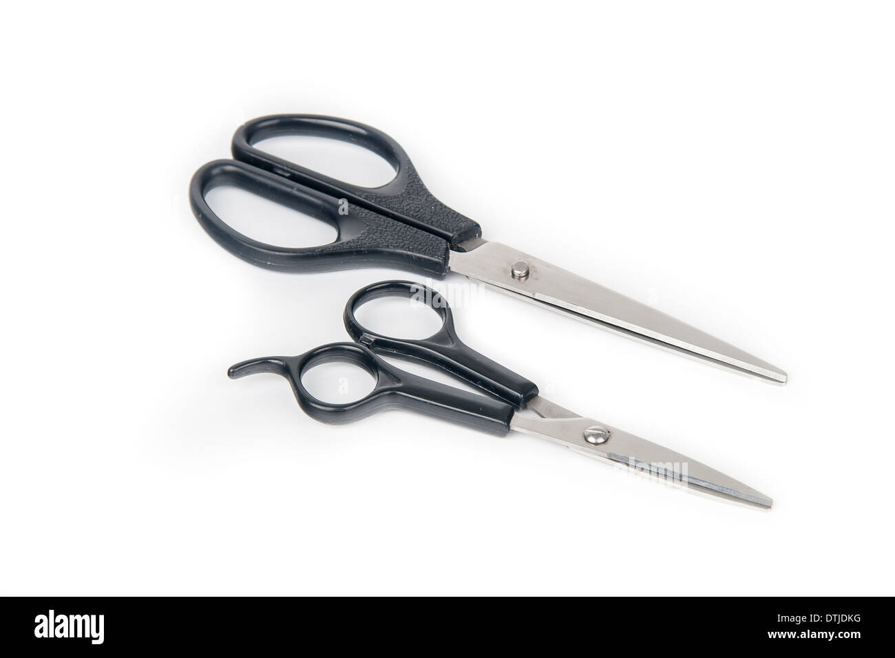 Metal scissors isolated on white background Stock Photo - Alamy