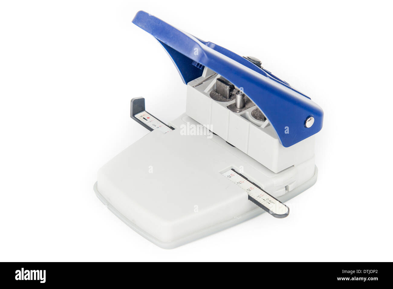 Office Puncher Unit isolated on white background Stock Photo - Alamy