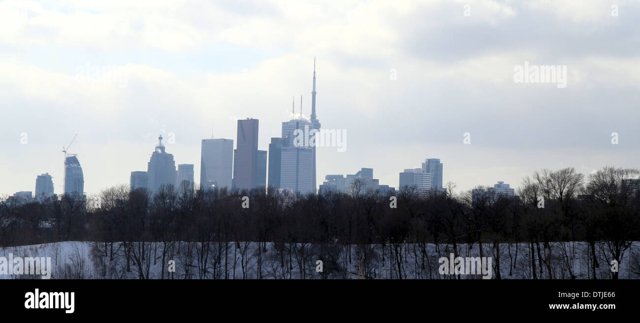 Toronto Skyline as seen from the East side of Downtown Stock Photo - Alamy
