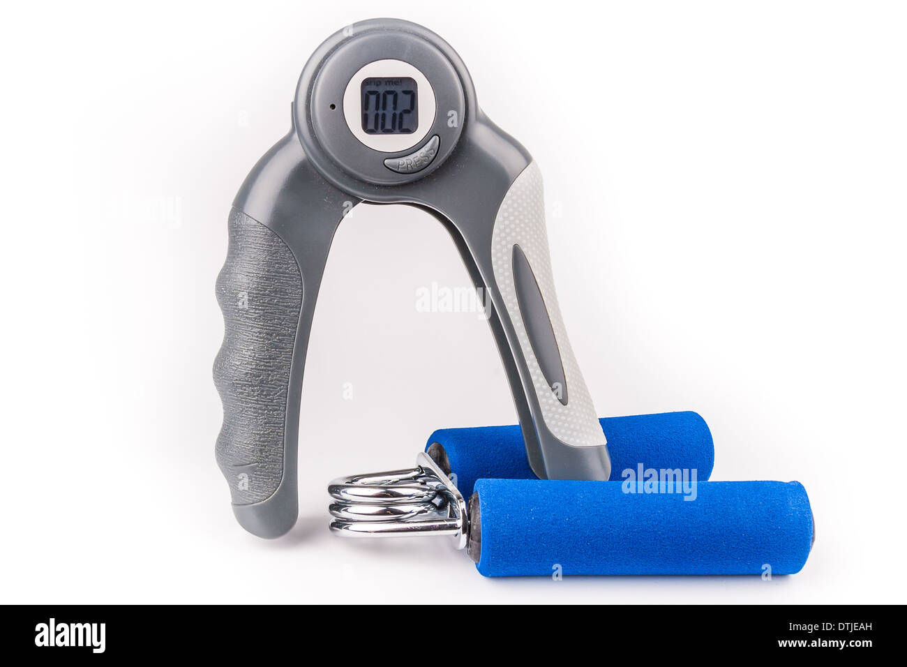 Hand Gripper isolated on white background Stock Photo - Alamy