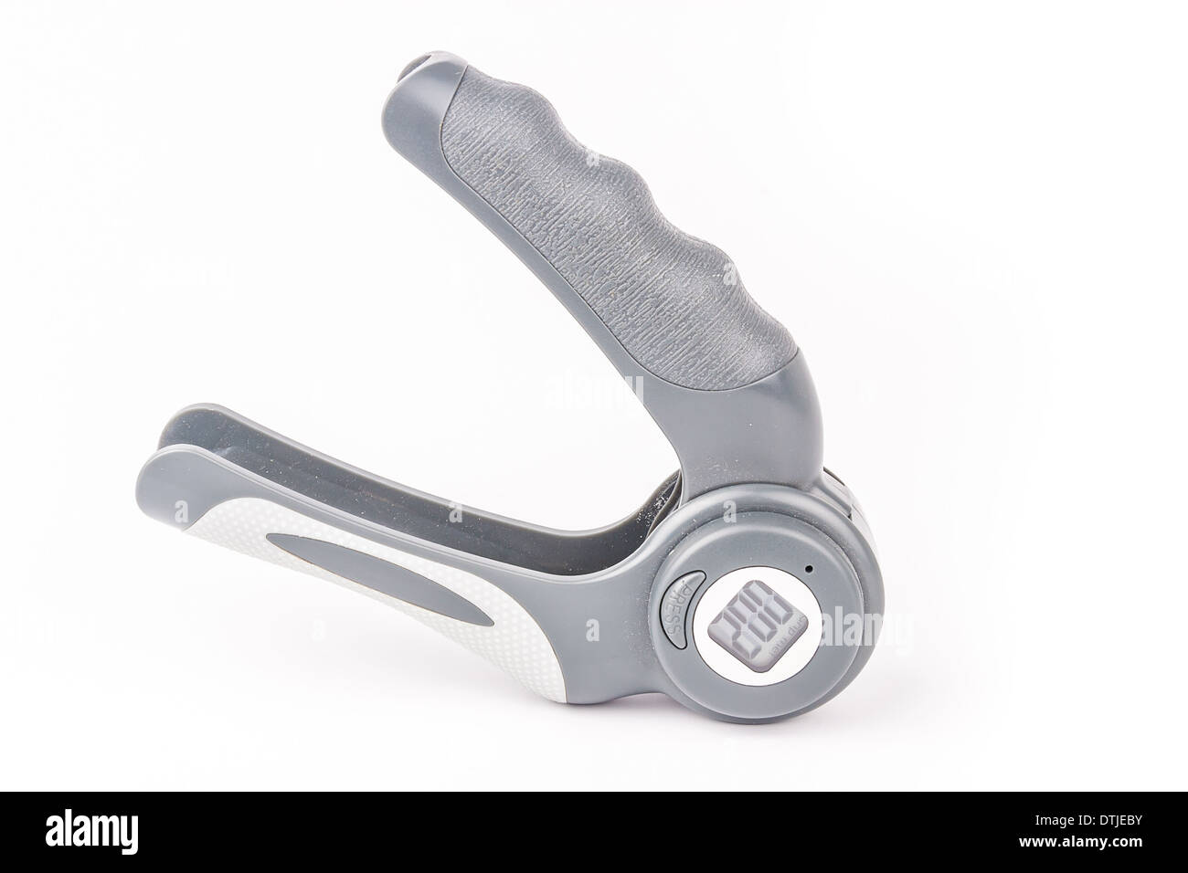 Hand Gripper isolated on white background Stock Photo - Alamy