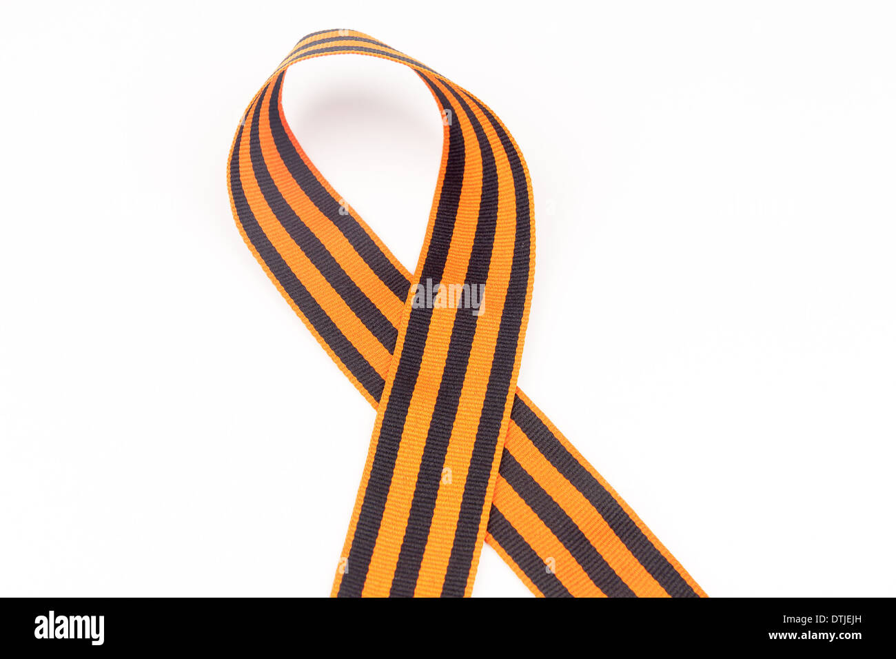 Ribbon of Saint George isolated on white Stock Photo - Alamy