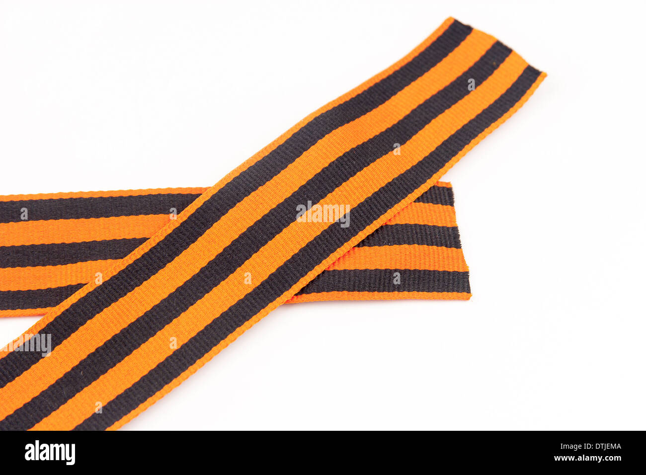 Ribbon of Saint George isolated on white Stock Photo - Alamy