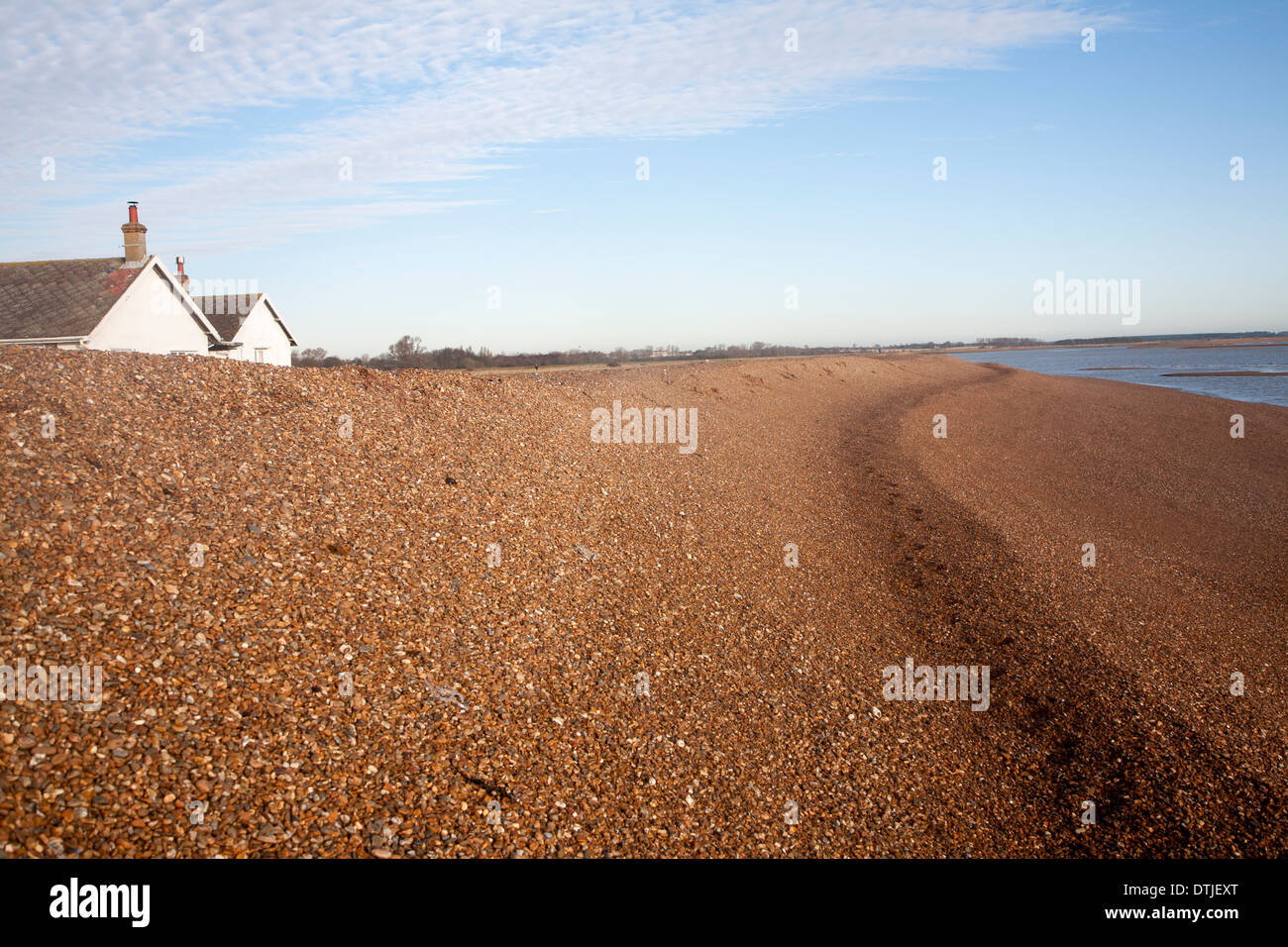 Bungalow beach house by steep shingle ridge at shingle street hi-res ...