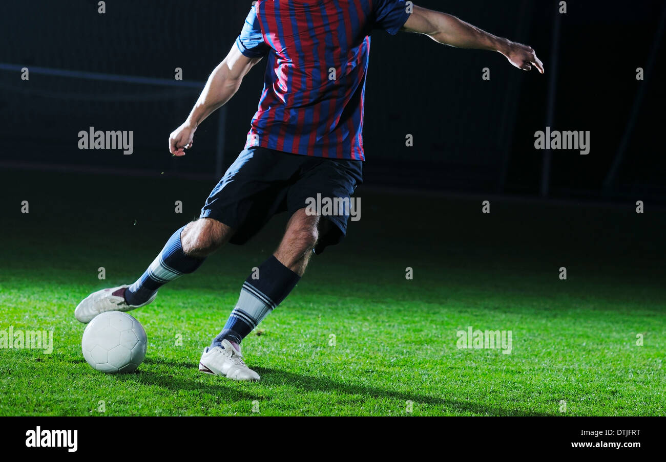 football player in action Stock Photo - Alamy
