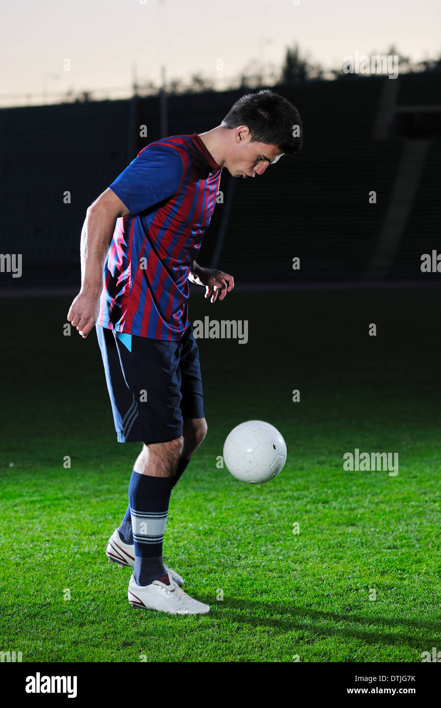 football player in action Stock Photo - Alamy