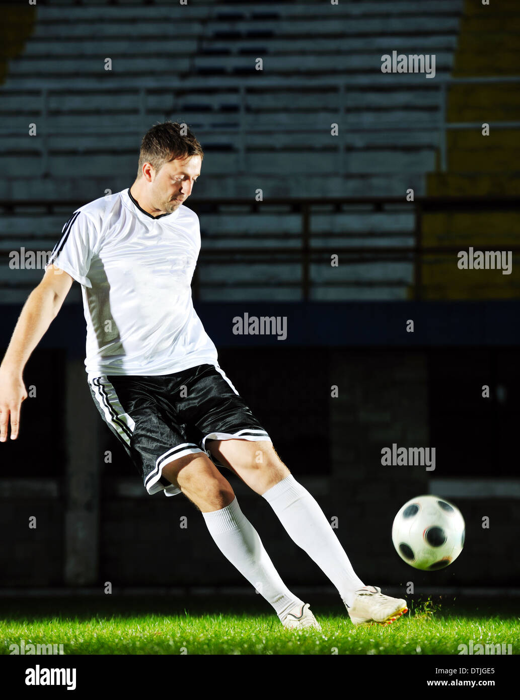 football player in action Stock Photo - Alamy