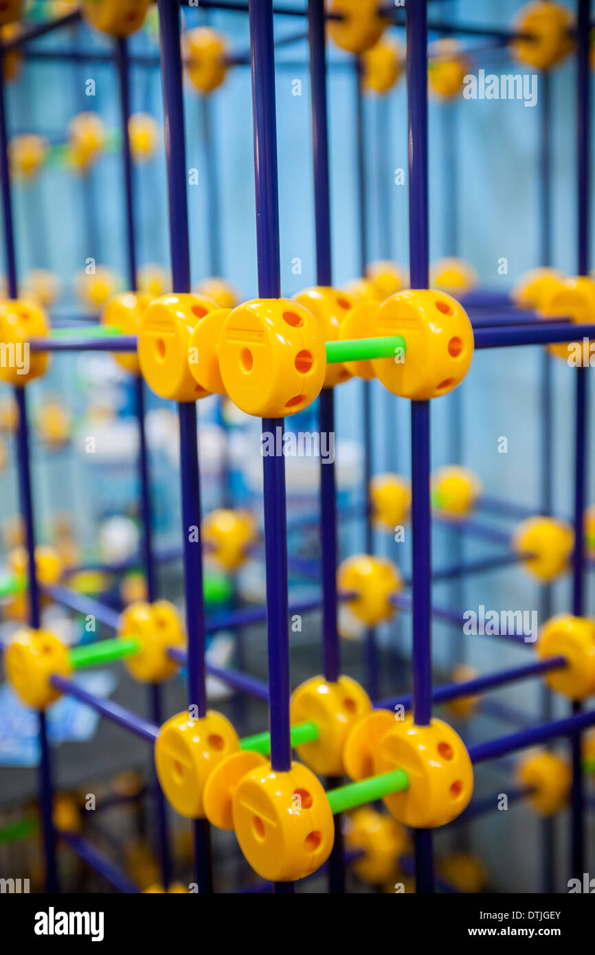 Detail of Superstructs toy manufactured by WABU Fun at their booth at ...