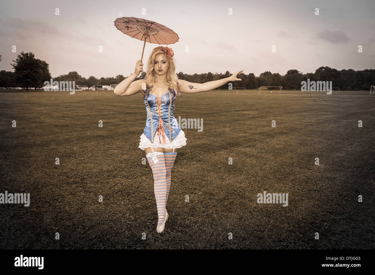 Stockings and suspenders hi-res stock photography and images - Alamy