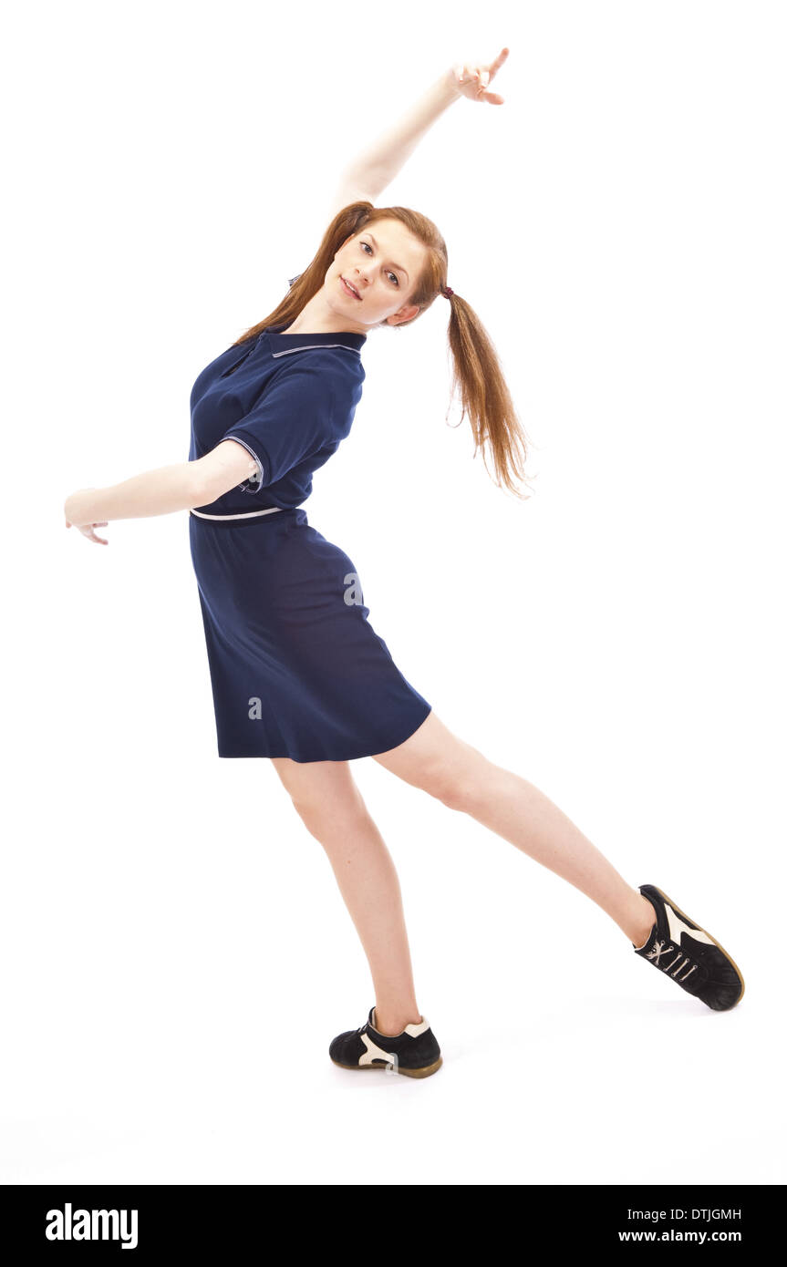 Girl Wearing Sneakers High Resolution Stock Photography and Images - Alamy