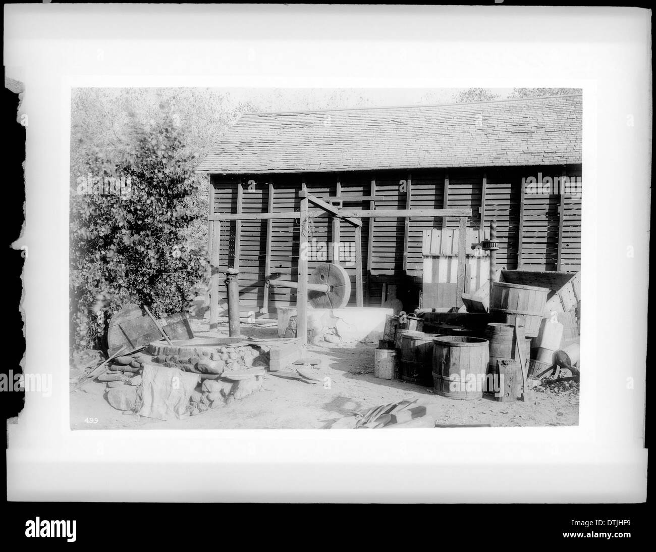 Vintage olive oil production Black and White Stock Photos & Images - Alamy