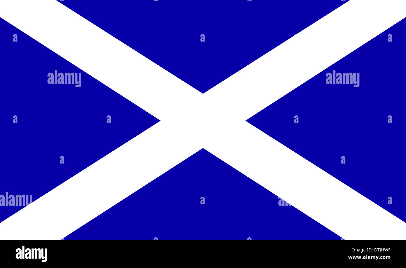 The official flag for Scotland - Part of the United Kingdom of Great ...